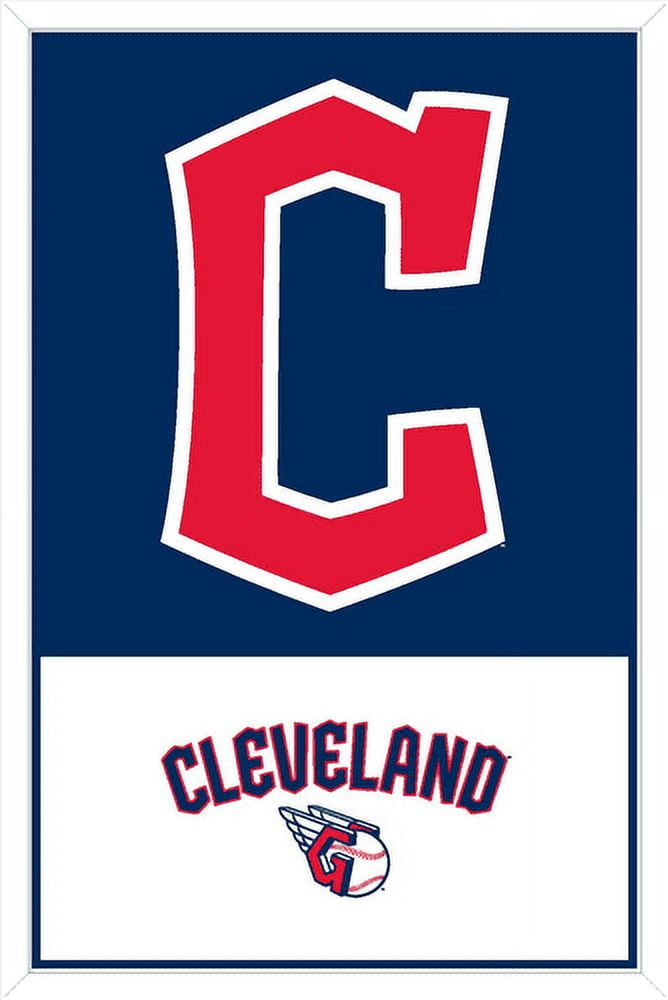 MLB Cleveland Guardians - Logo 22 Wall Poster, 14.725" x 22.375" Framed ...