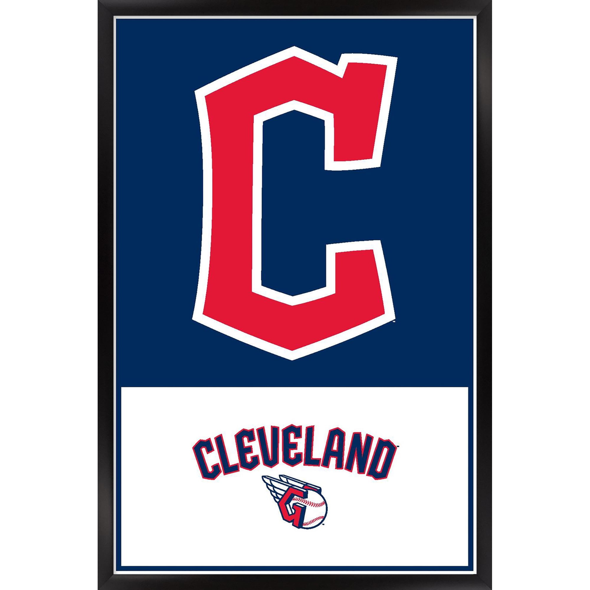 Free Shipping! MLB Cleveland Guardians - Logo 22 Wall Poster, 22.375" x ...