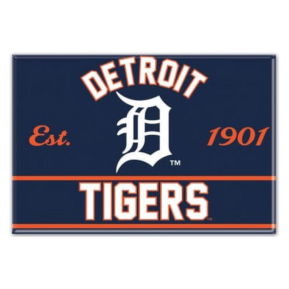 MLB Detroit Tigers Logo 2.5" x 3.5" Fridge Magnet - Walmart.com