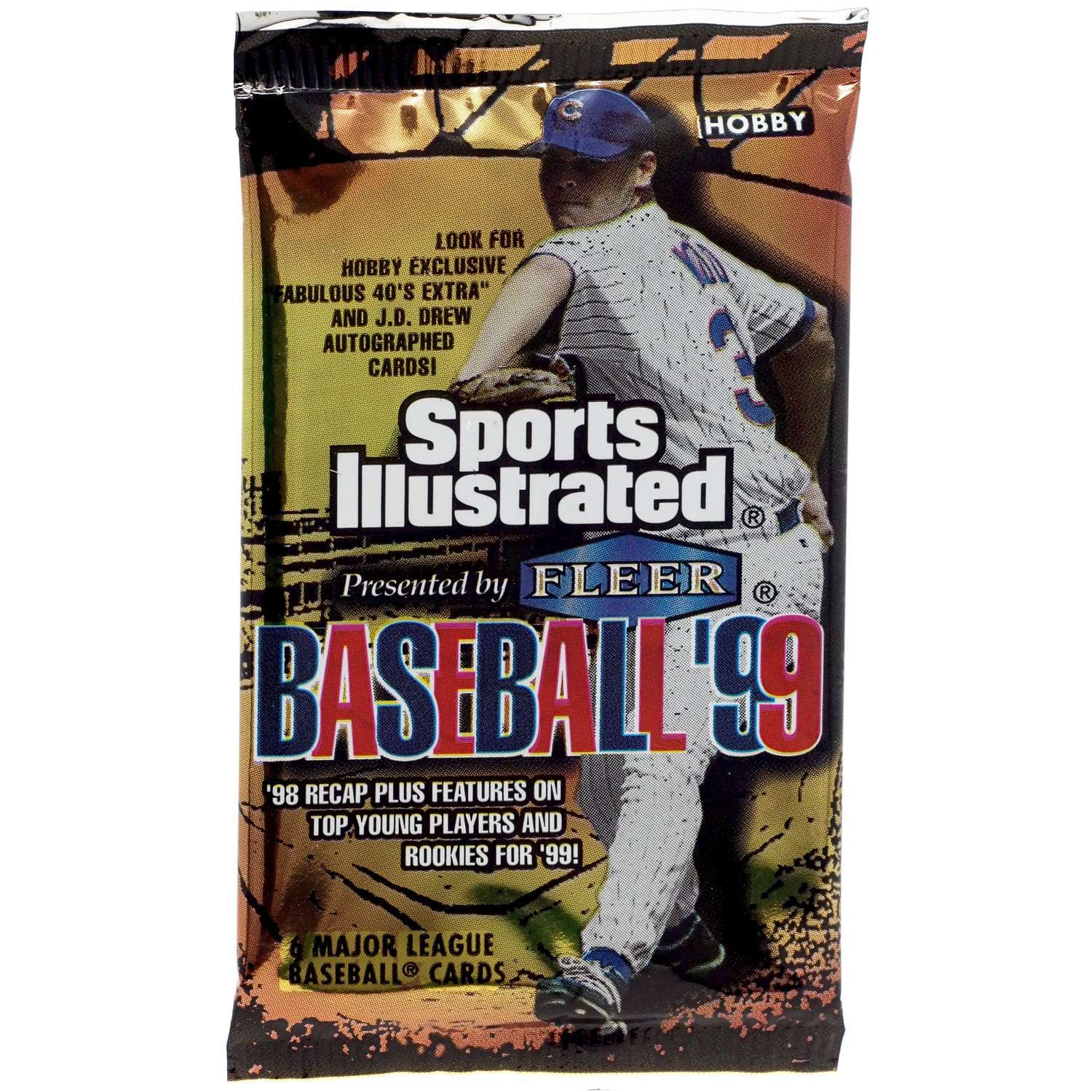 MLB Fleer 1999 Sports Illustrated Baseball Trading Card HOBBY Pack (6 ...