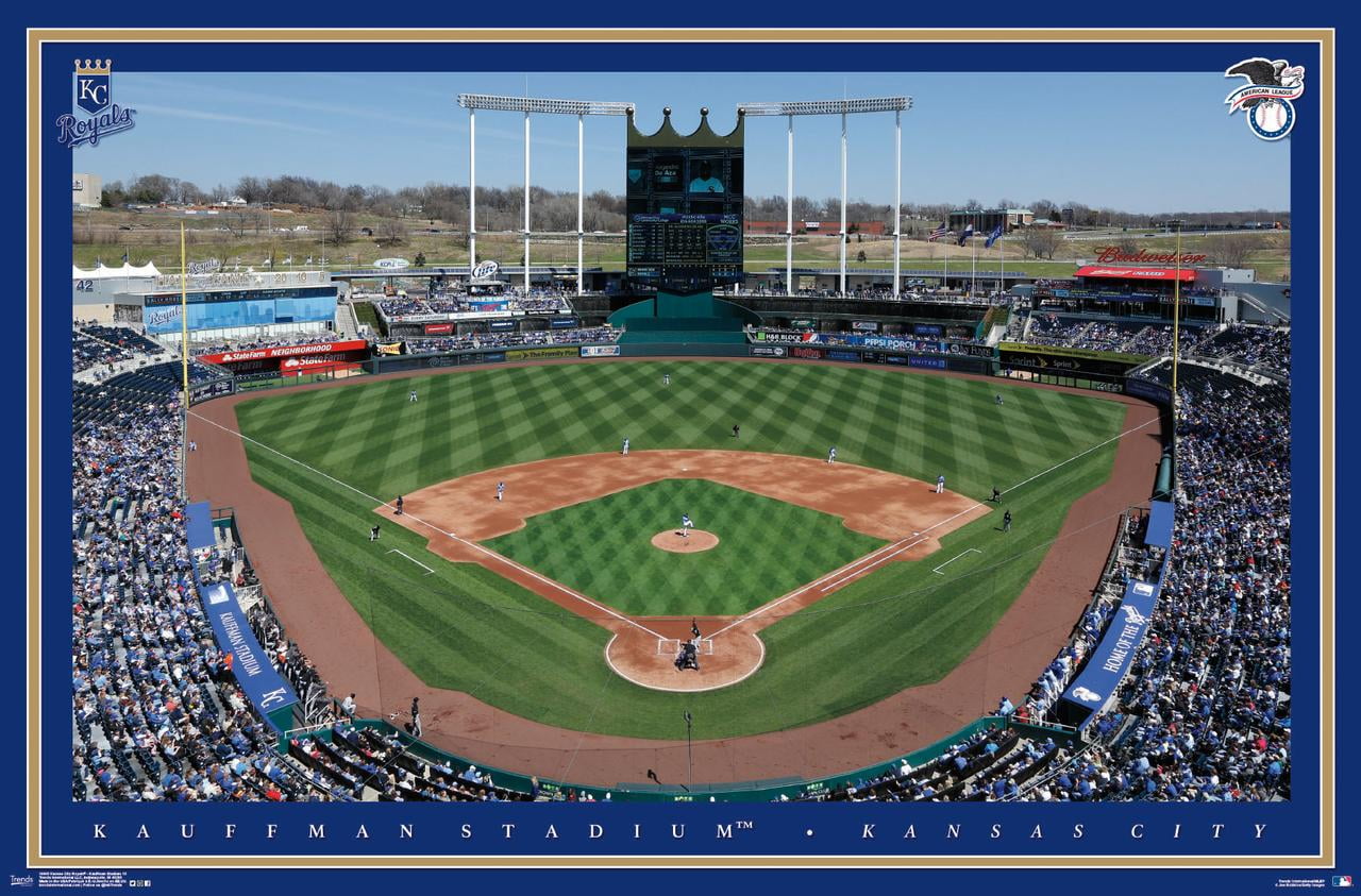 MLB Kansas City Royals - Kauffman Stadium 15 Wall Poster, 22.375" x 34 ...