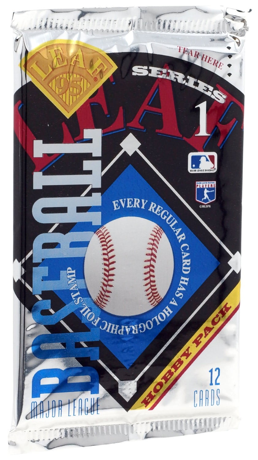 MLB Leaf 1995 Series 1 Baseball Trading Card HOBBY Pack (12 Cards ...