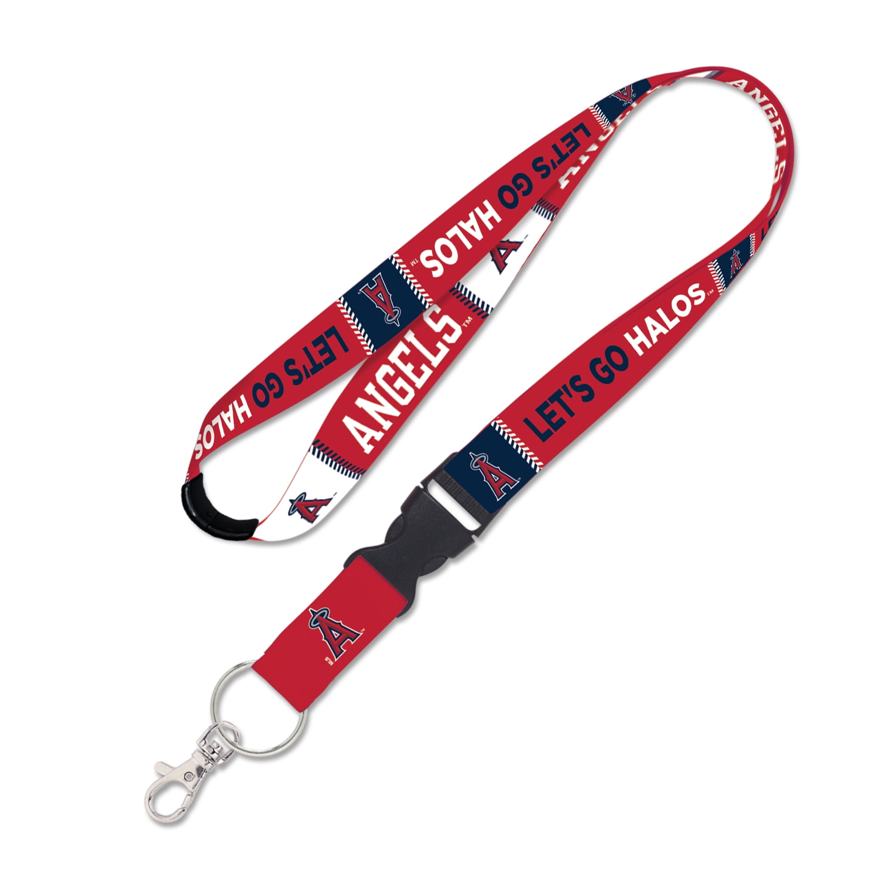 MLB Los Angeles Angels Logo 1" Reversible Lanyard with Buckle and ...
