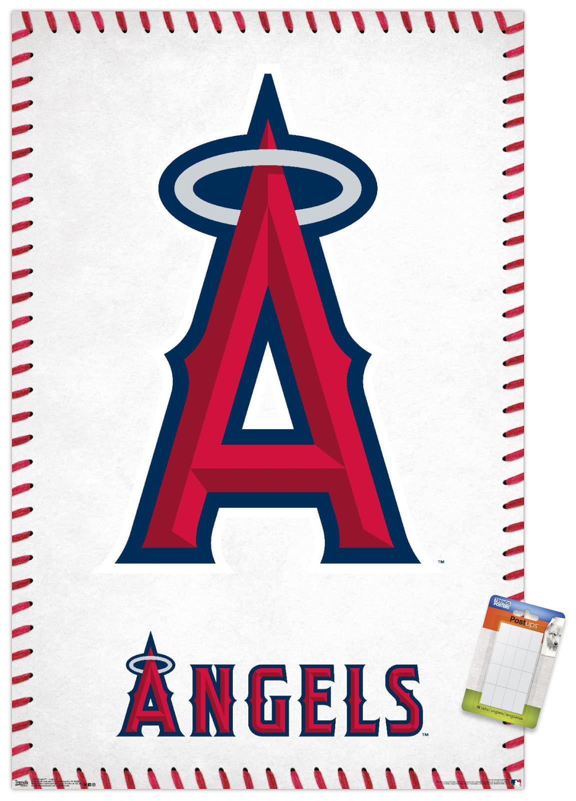 MLB Los Angeles Angels - Logo 17 Wall Poster, 14.725" x 22.375 ...