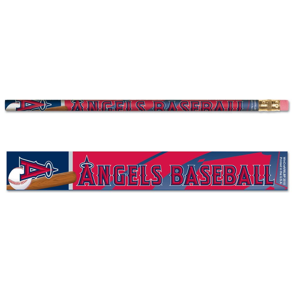 MLB Los Angeles Angels Prime 6 Pack Pencils - Walmart.com