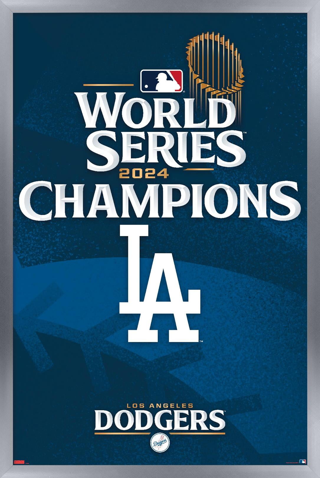 MLB Los Angeles Dodgers - 2024 World Series Team Logo Wall Poster, 14. ...