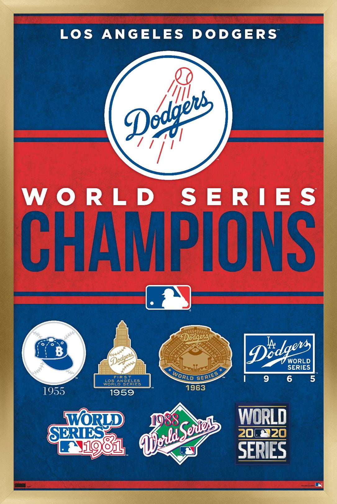 MLB Los Angeles Dodgers - Champions 23 Wall Poster, 22.375" x 34 ...