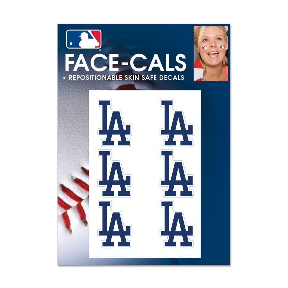 MLB Los Angeles Dodgers Prime 3" x 5" Face Cal - Walmart.com
