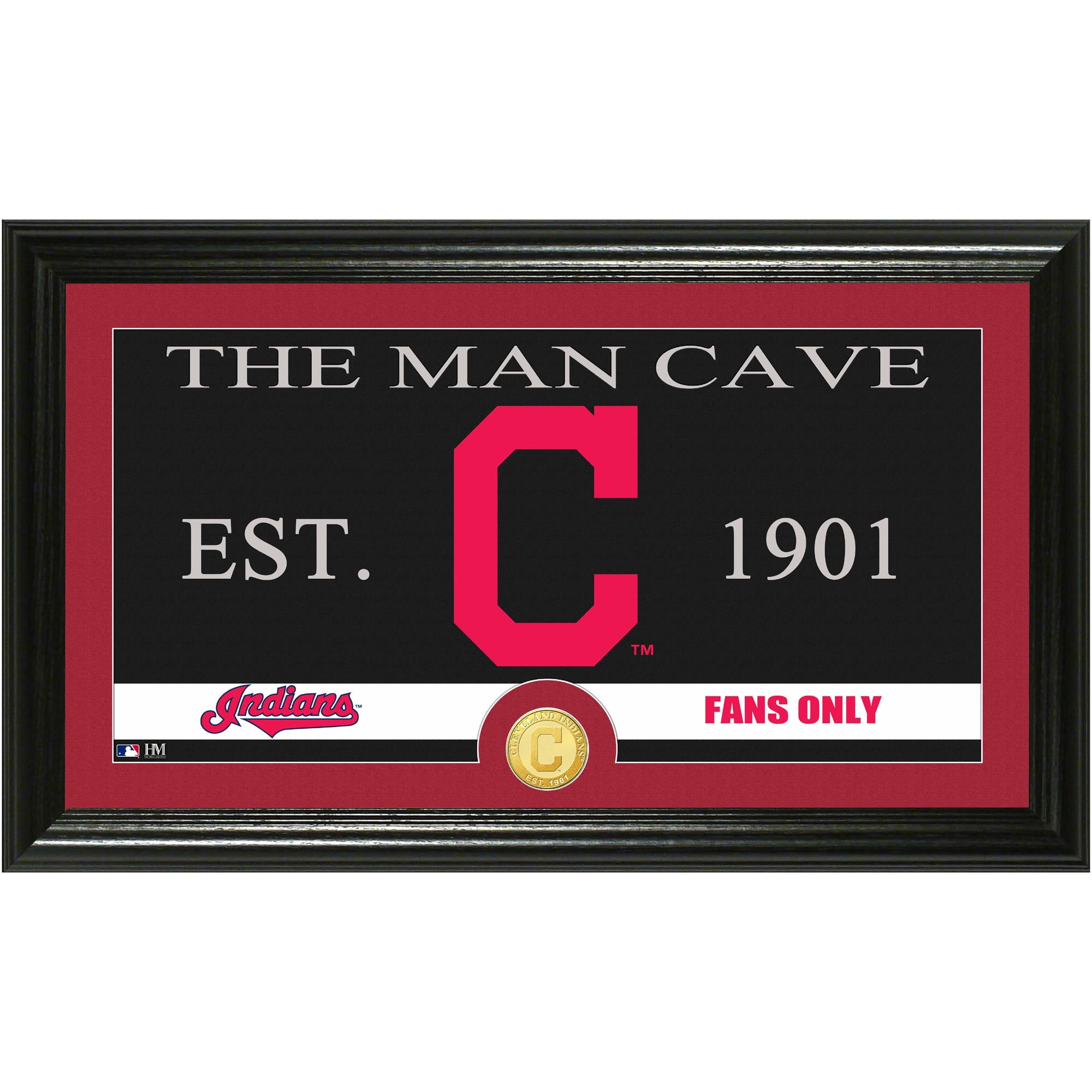 MLB Man Cave Bronze Coin Panoramic Photo Mint, Cleveland Indians ...