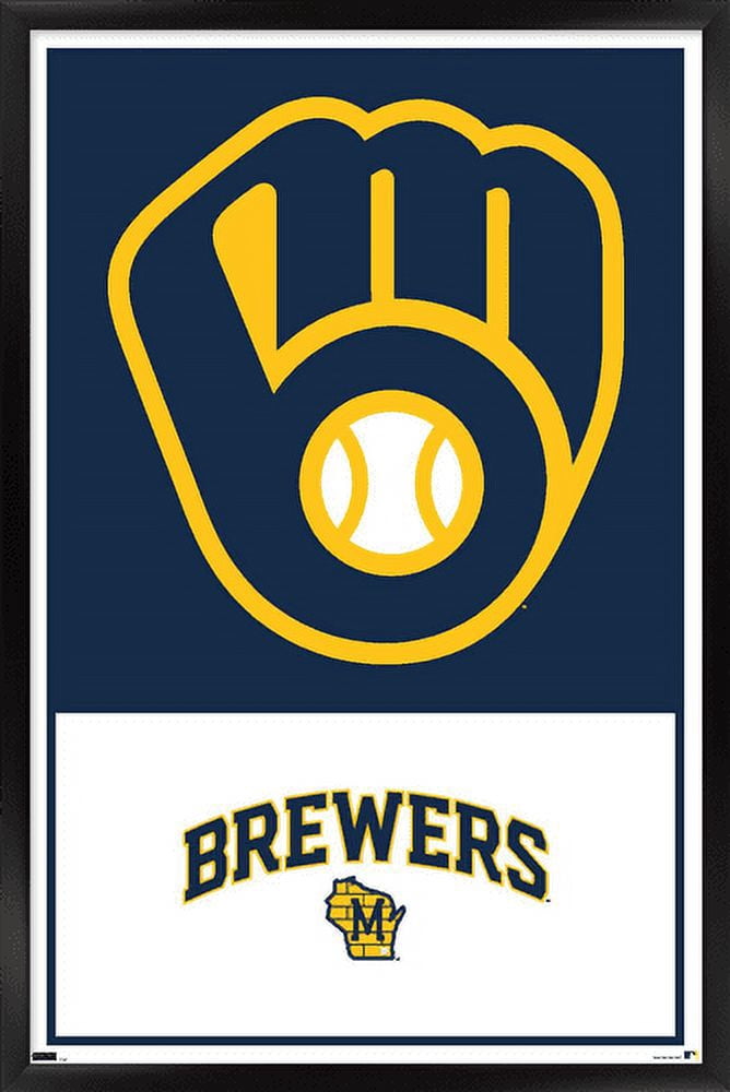 MLB Milwaukee Brewers - Logo 22 Wall Poster, 14.725