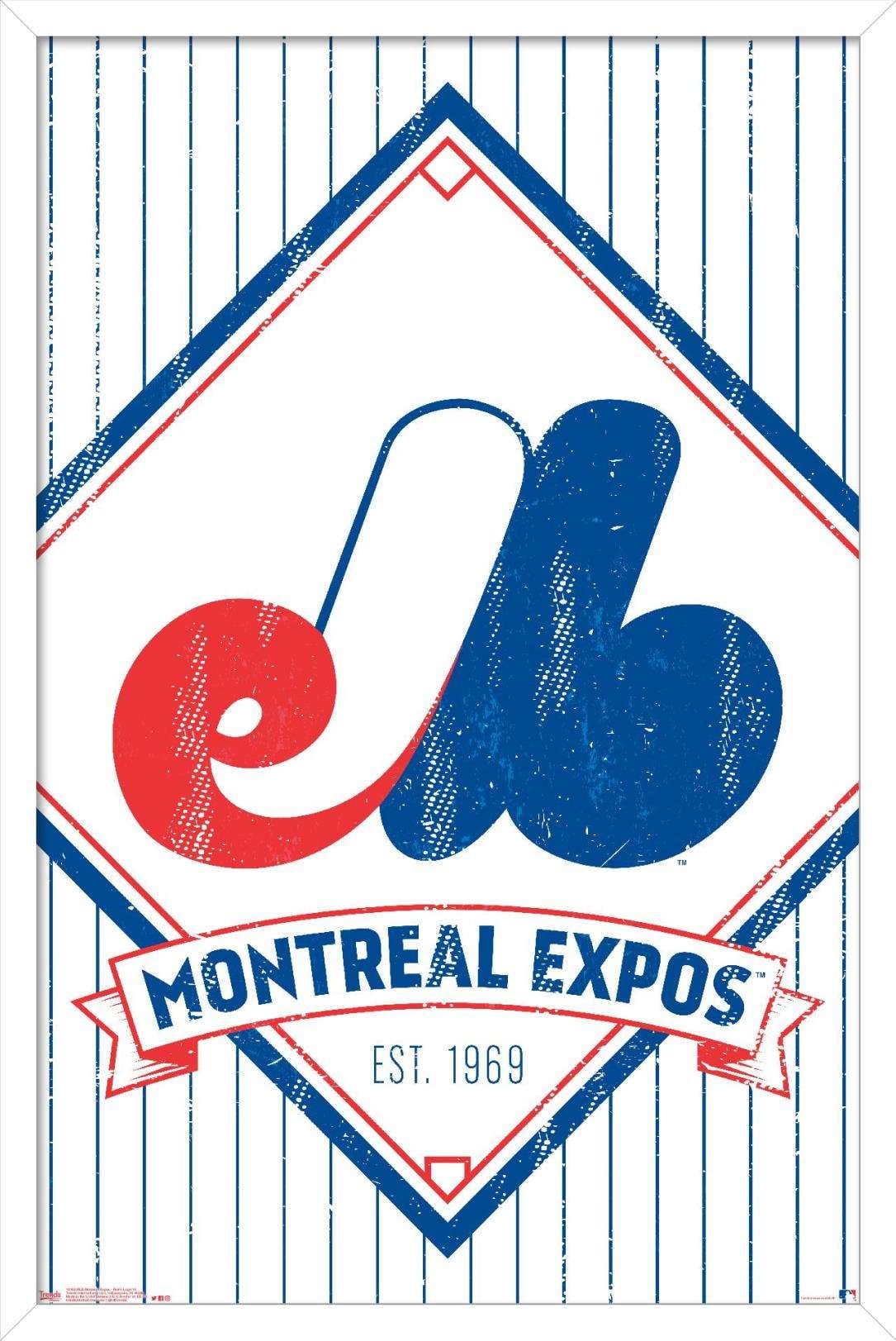 MLB Montreal Expos - Retro Logo 19 Wall Poster, 14.725" x 22.375 ...