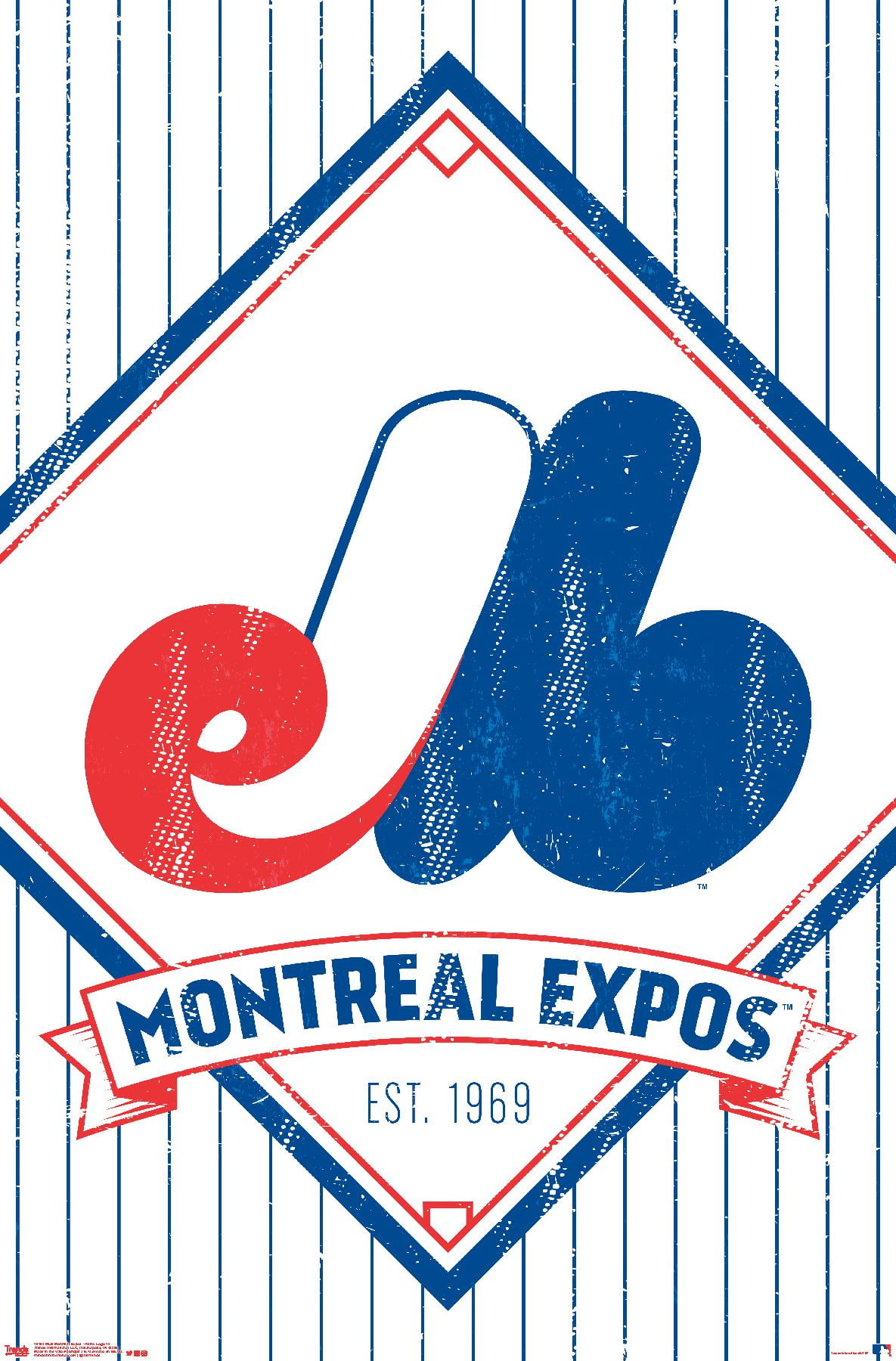 MLB Montreal Expos - Retro Logo 19 Wall Poster, 22.375" x 34" - Walmart.com
