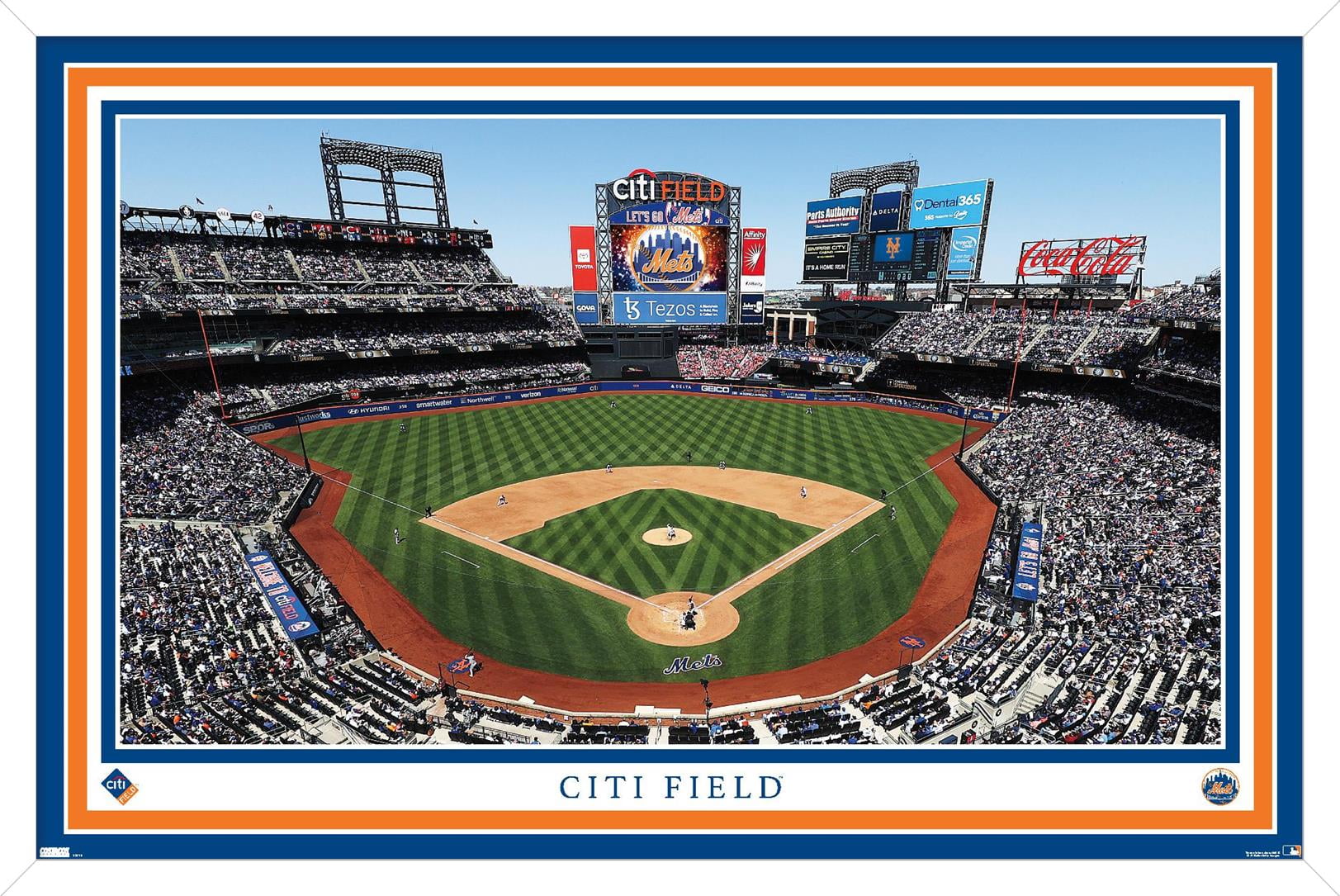MLB New York Mets - Citi Field 22 Wall Poster, 22.375" x 34" Framed ...