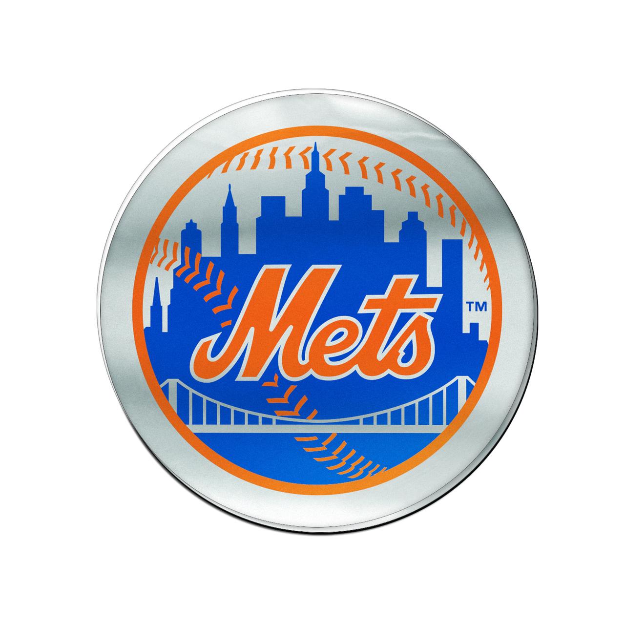 MLB New York Mets Prime Metallic Auto Emblem - Walmart.com