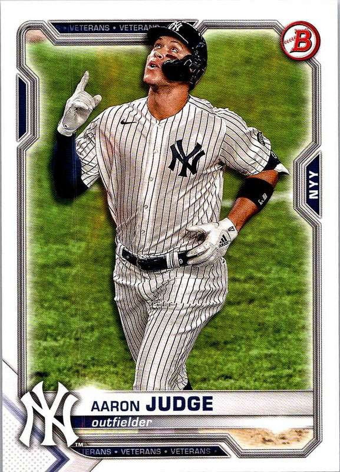 MLB New York Yankees 2021 Bowman Baseball Aaron Judge Trading Card #74 ...