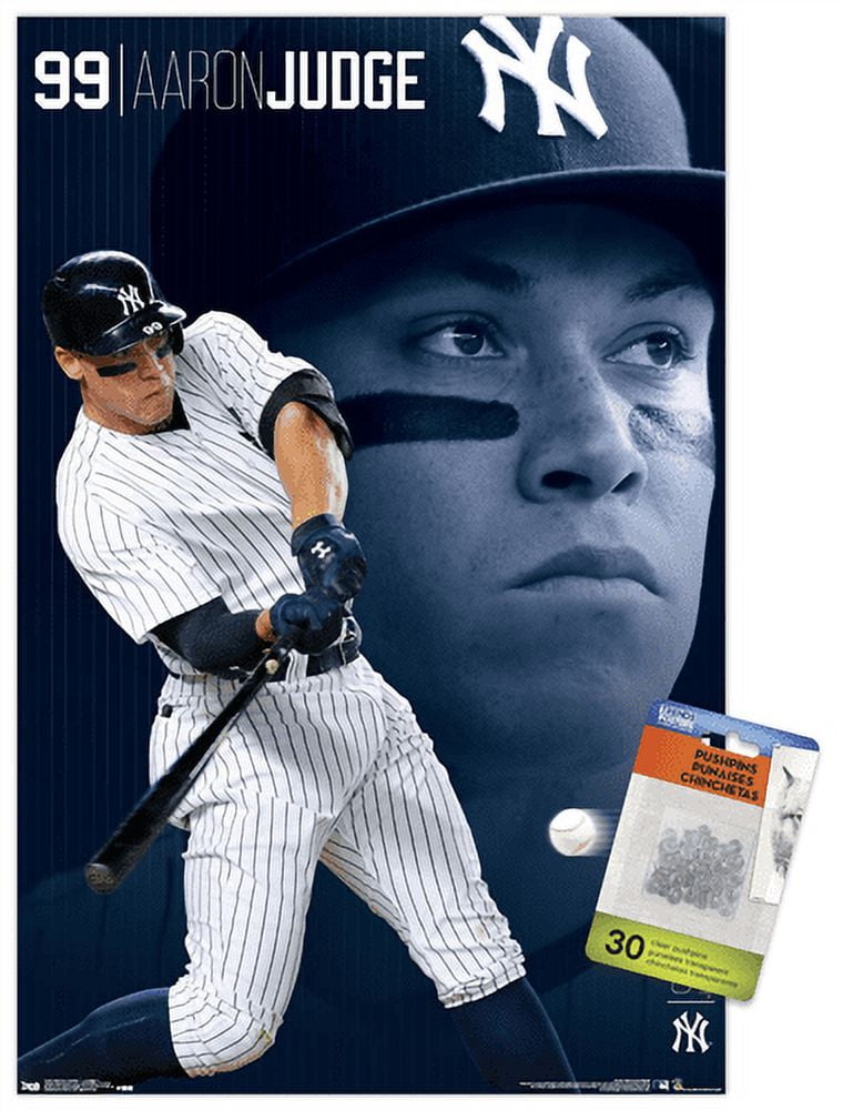Trends International MLB New York Yankees Aaron Judge Wall Poster with ...