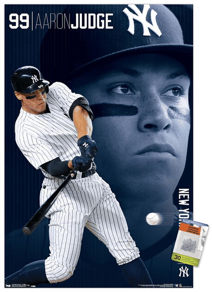 MLB New York Yankees - Aaron Judge 17 Wall Poster with Push Pins, 22. ...