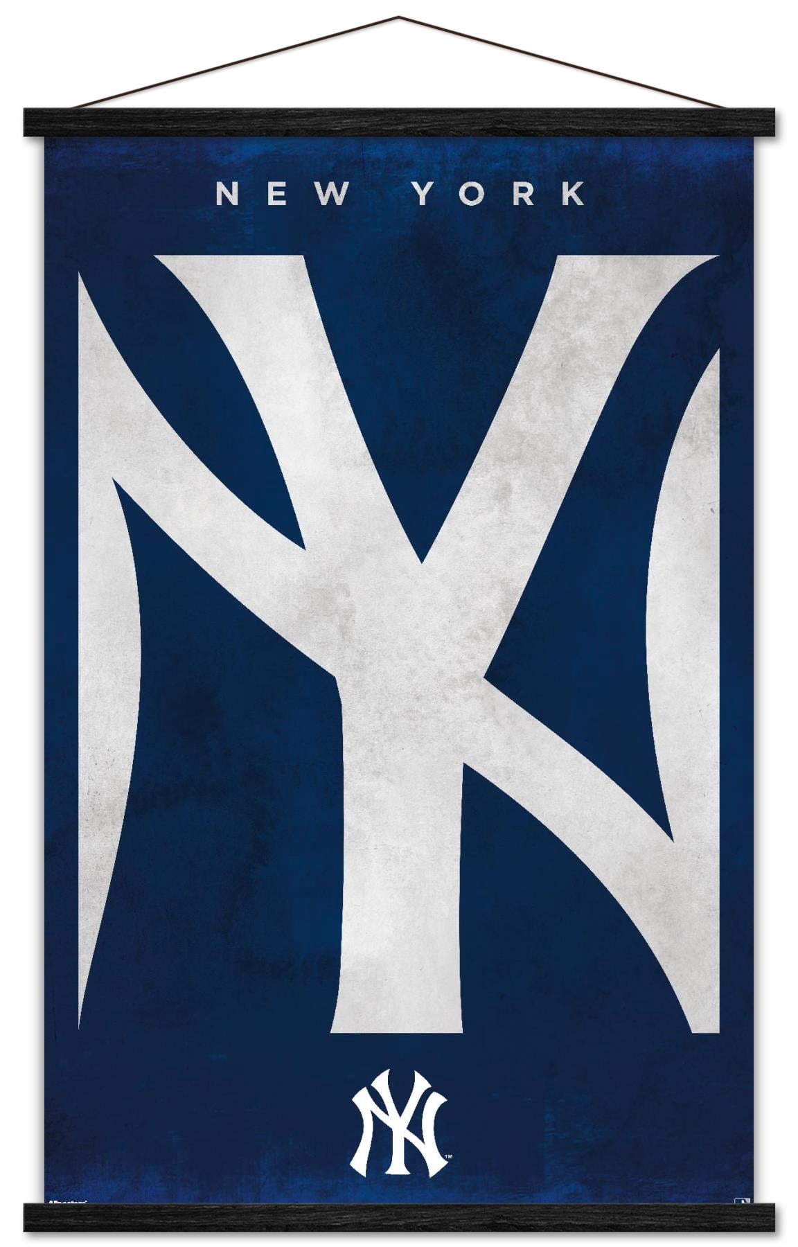 MLB New York Yankees - Logo 25 Wall Poster with Magnetic Frame, 22.375 ...