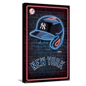 MLB New York Yankees - Drip Helmet 20 Wall Poster with Push Pins, 22. ...
