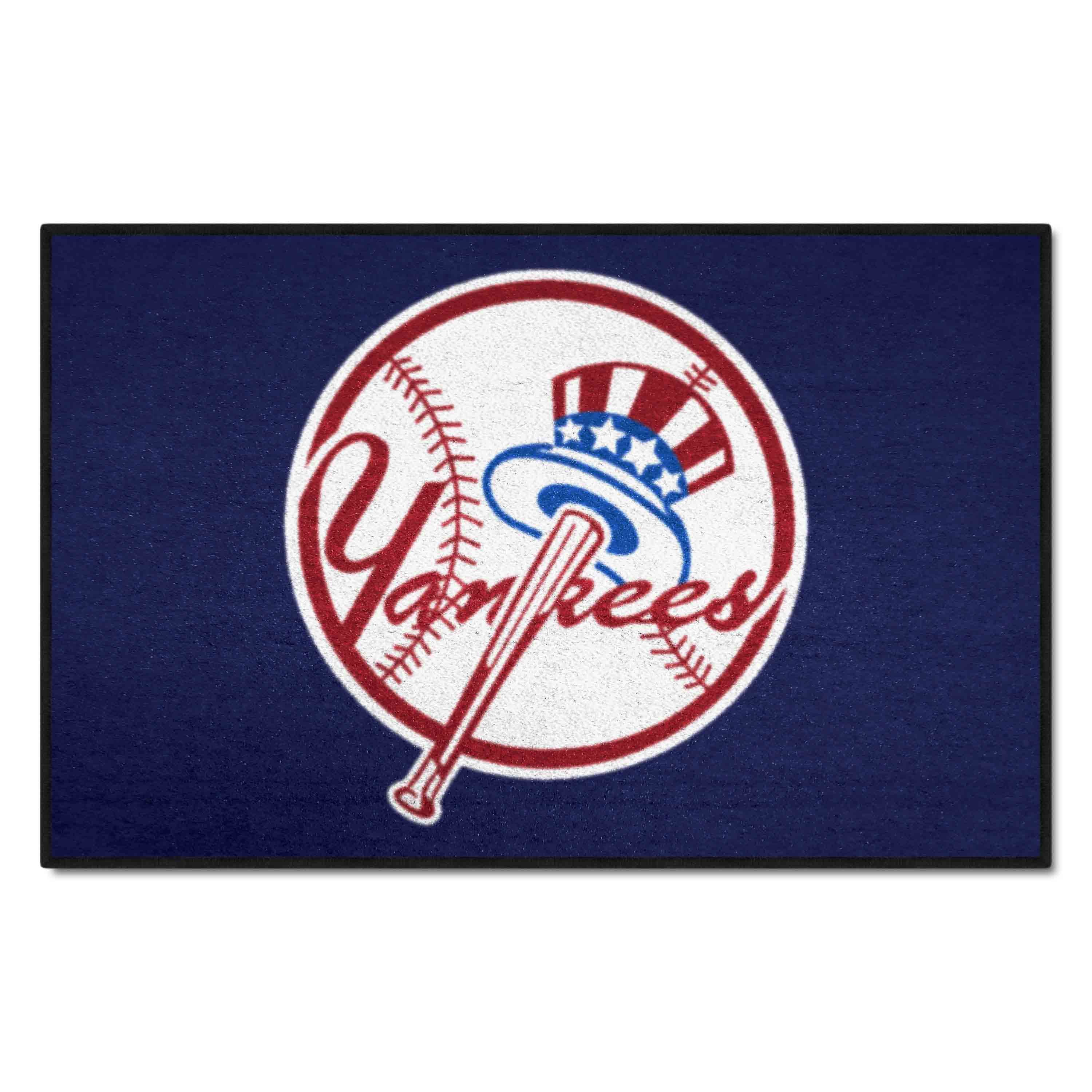MLB - New York Yankees Primary Logo Starter Rug 19" x 30" - Walmart.com