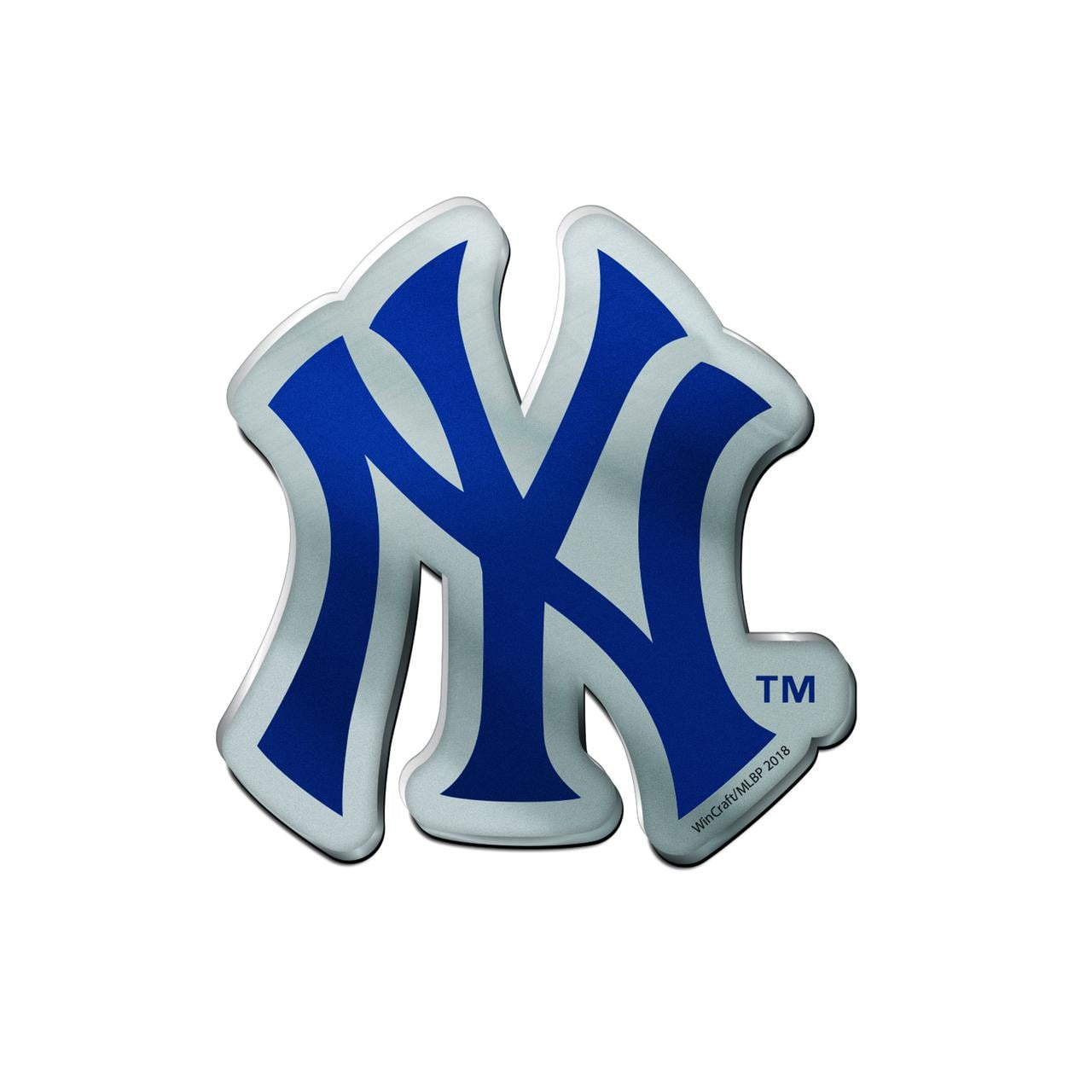 MLB New York Yankees Prime Metallic Auto Emblem - Walmart.com