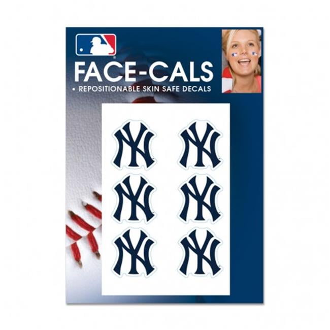 MLB New York Yankees Tattoo Face Cals - Walmart.com