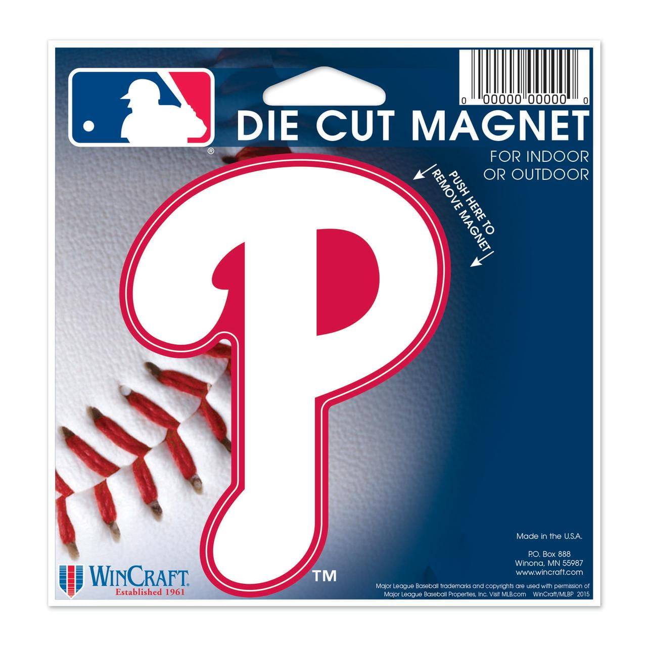 MLB Philadelphia Phillie Logo Magnet - Walmart.com