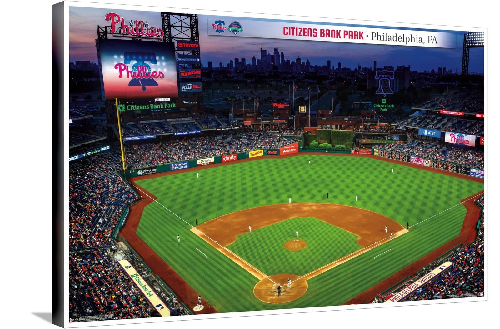 MLB Philadelphia Phillies - Citizens Bank Park 19 Canvas Wall Poster ...