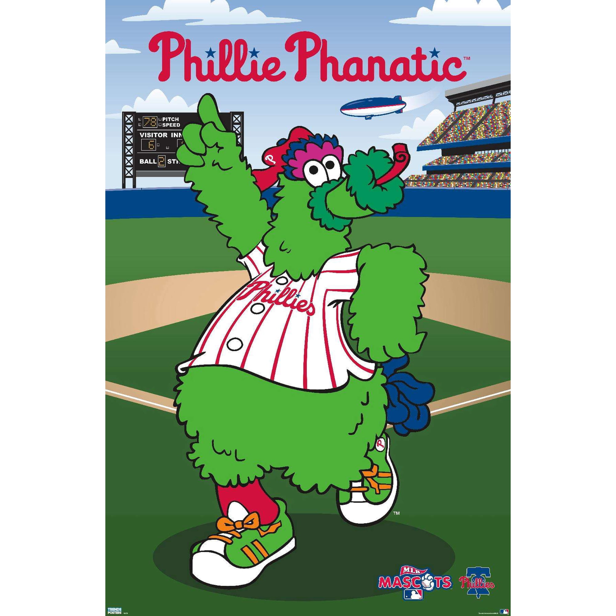 Phillie Phanatic Coloring Page