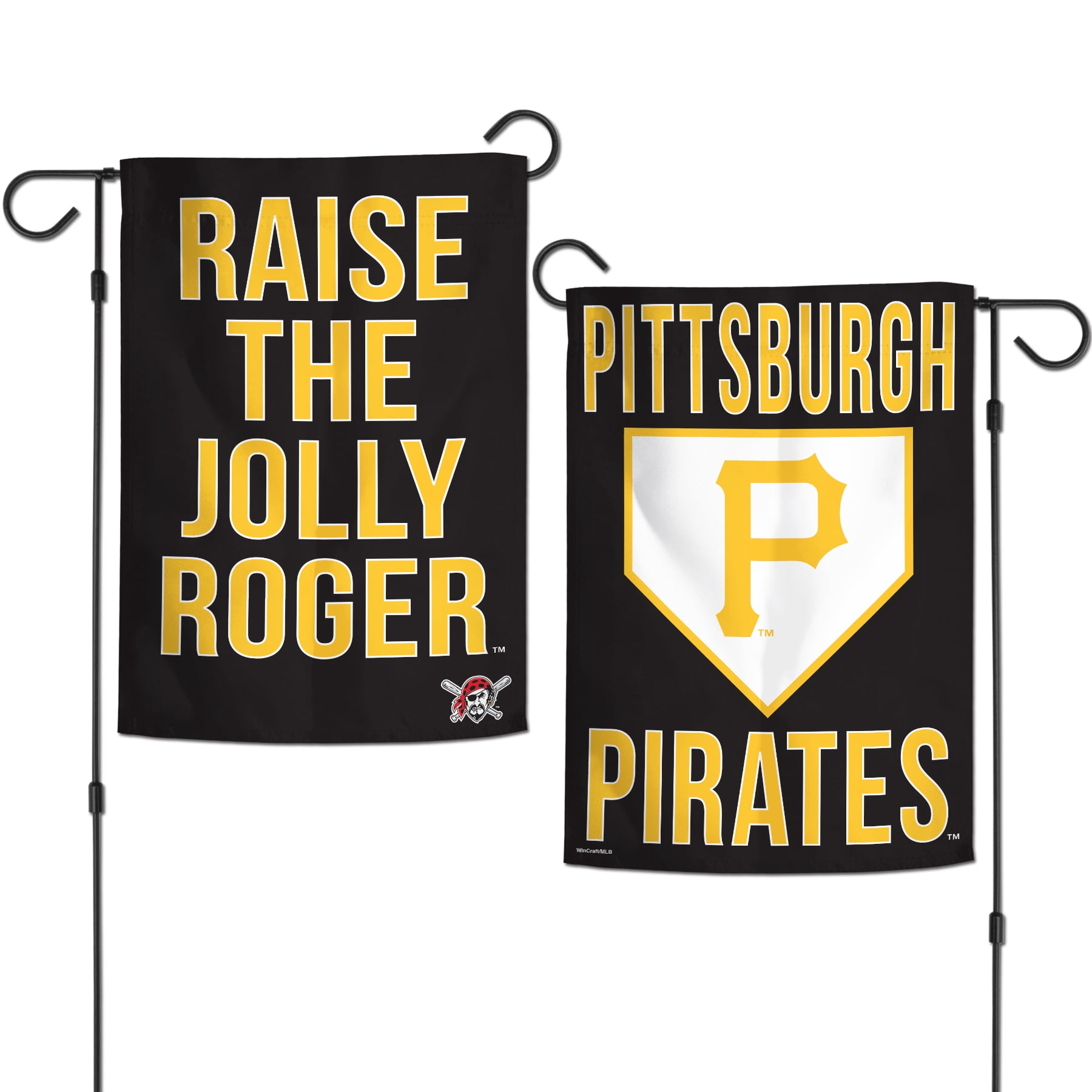 MLB Pittsburgh Pirates Prime 12" x 18" Garden Flag - Walmart.com