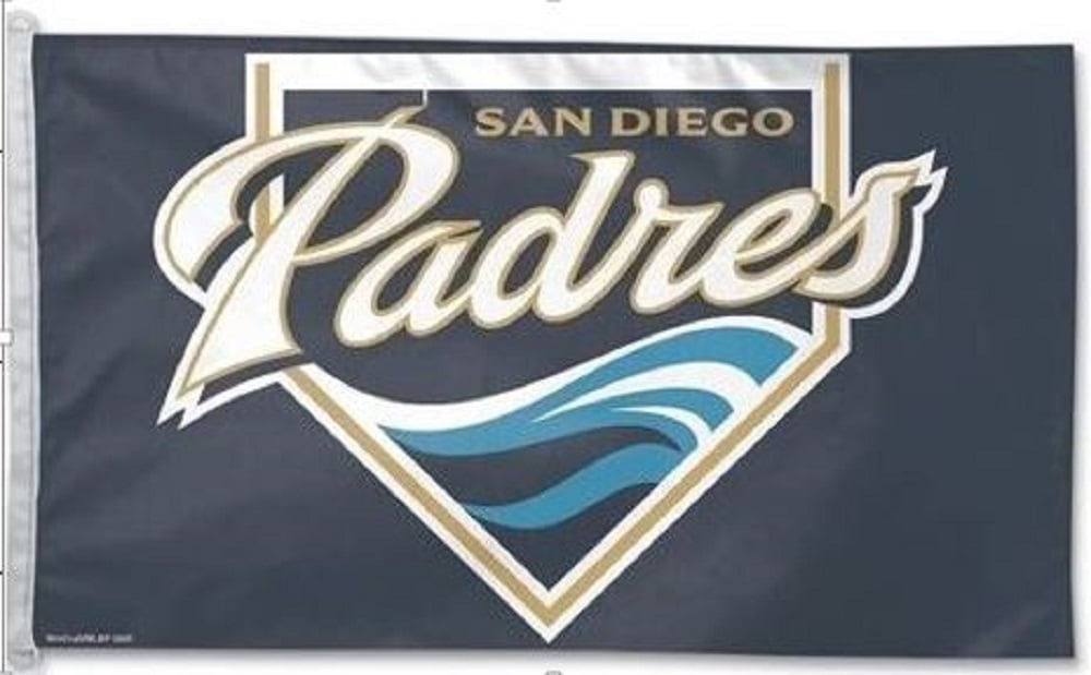 MLB SAN DIEGO PADRES 3-Foot By 5-Foot Banner Flag Heavy Duty Fabric ...