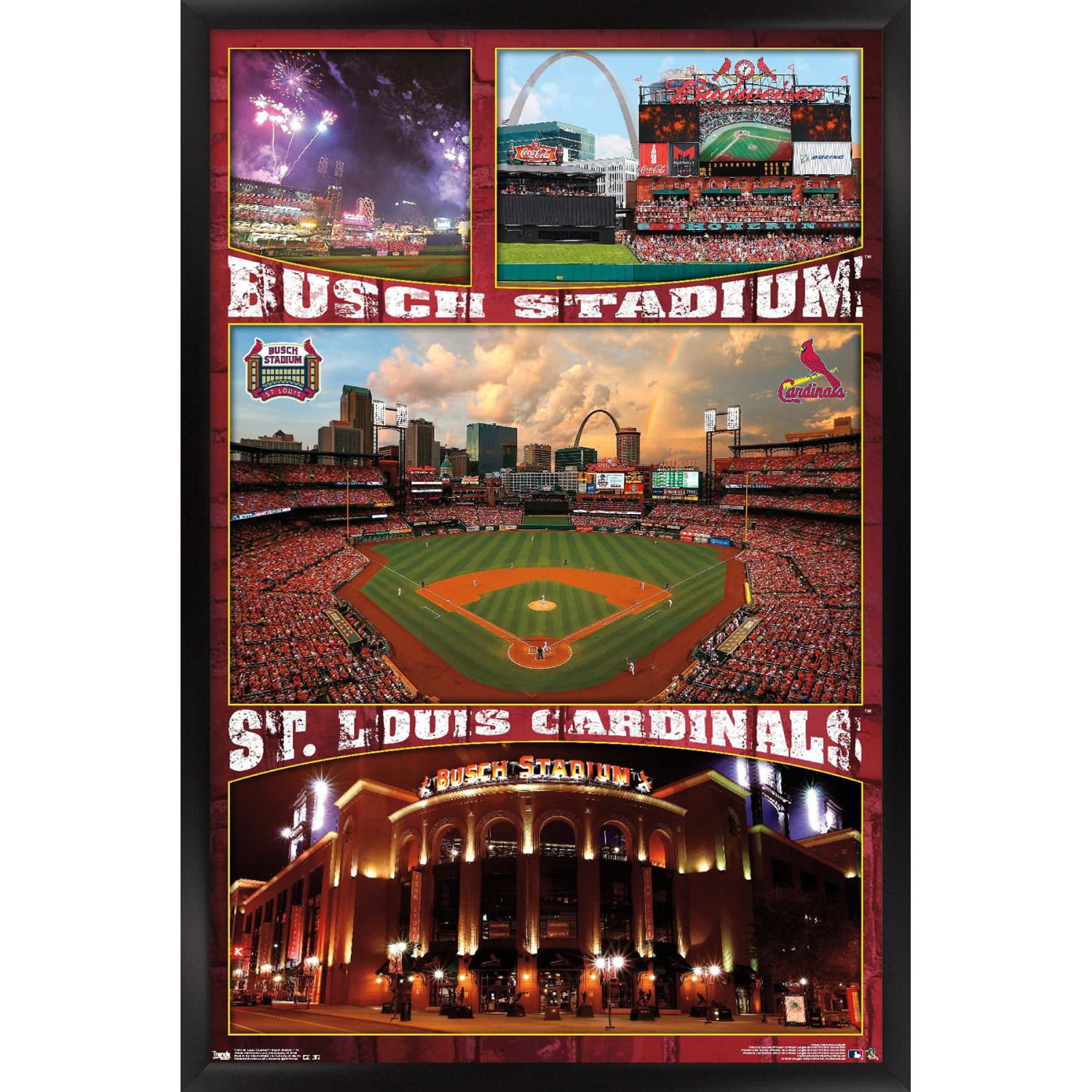 MLB St. Louis Cardinals - Busch Stadium 16 Wall Poster, 22.375" x 34 ...