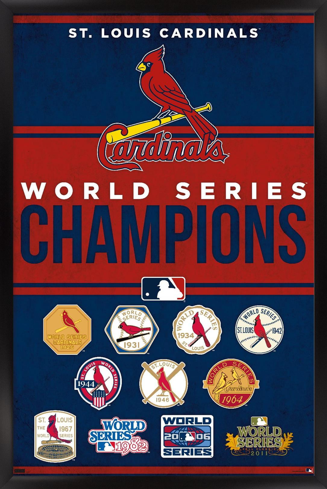 MLB St. Louis Cardinals - Champions 23 Wall Poster, 22.375" x 34 ...