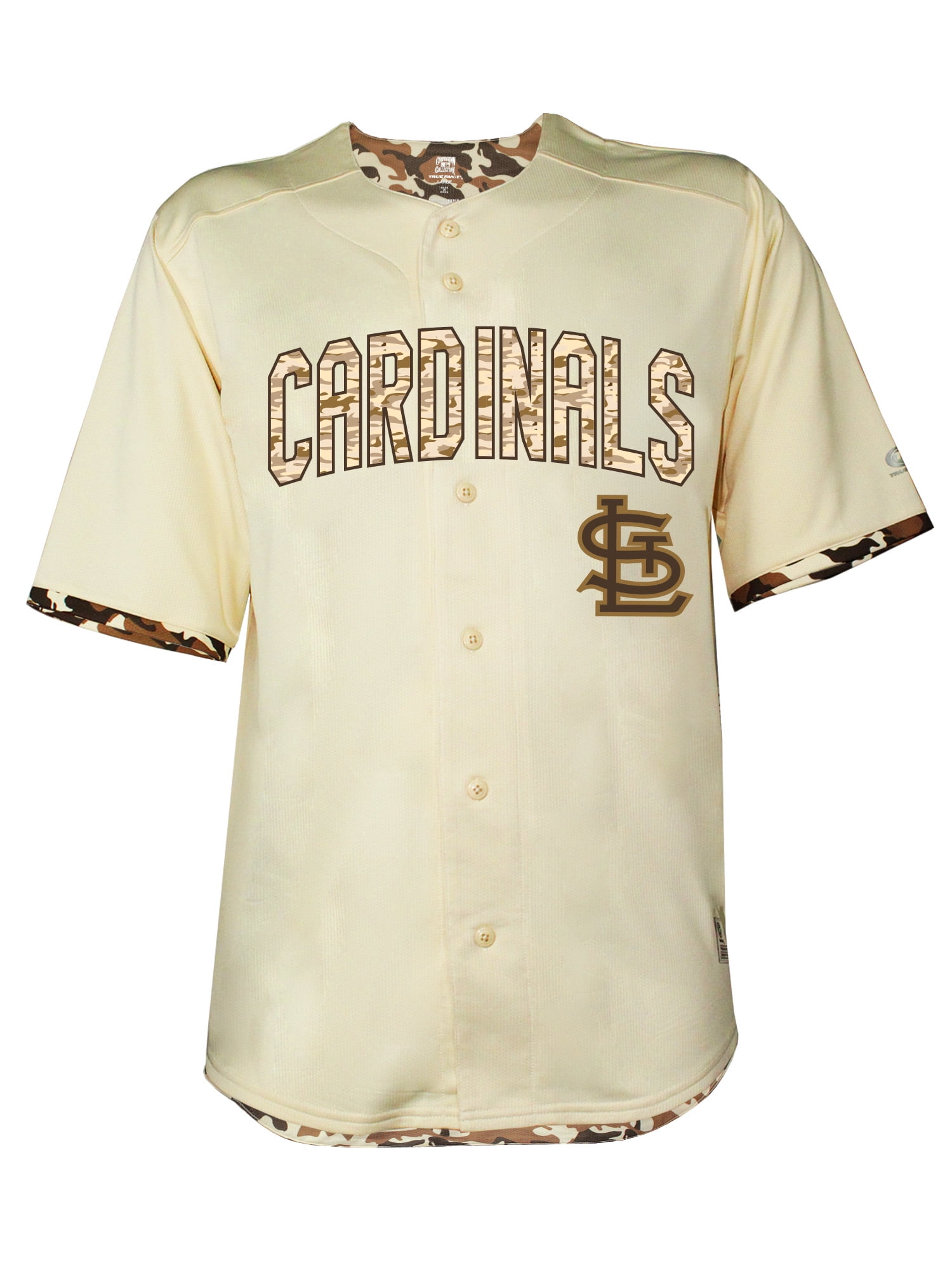MLB St. Louis Cardinals Men's Sand Camo Jersey - Walmart.com