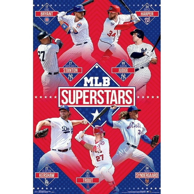 MLB_ - Superstars Poster Print (22 x 34) - Walmart.com