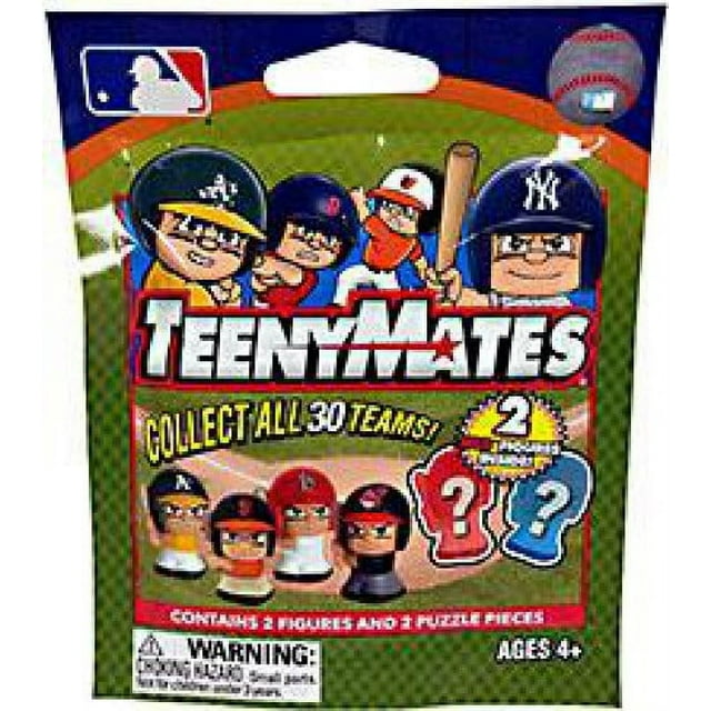 MLB TeenyMates Baseball Mini Collectible Figures Mystery Pack - Walmart.com