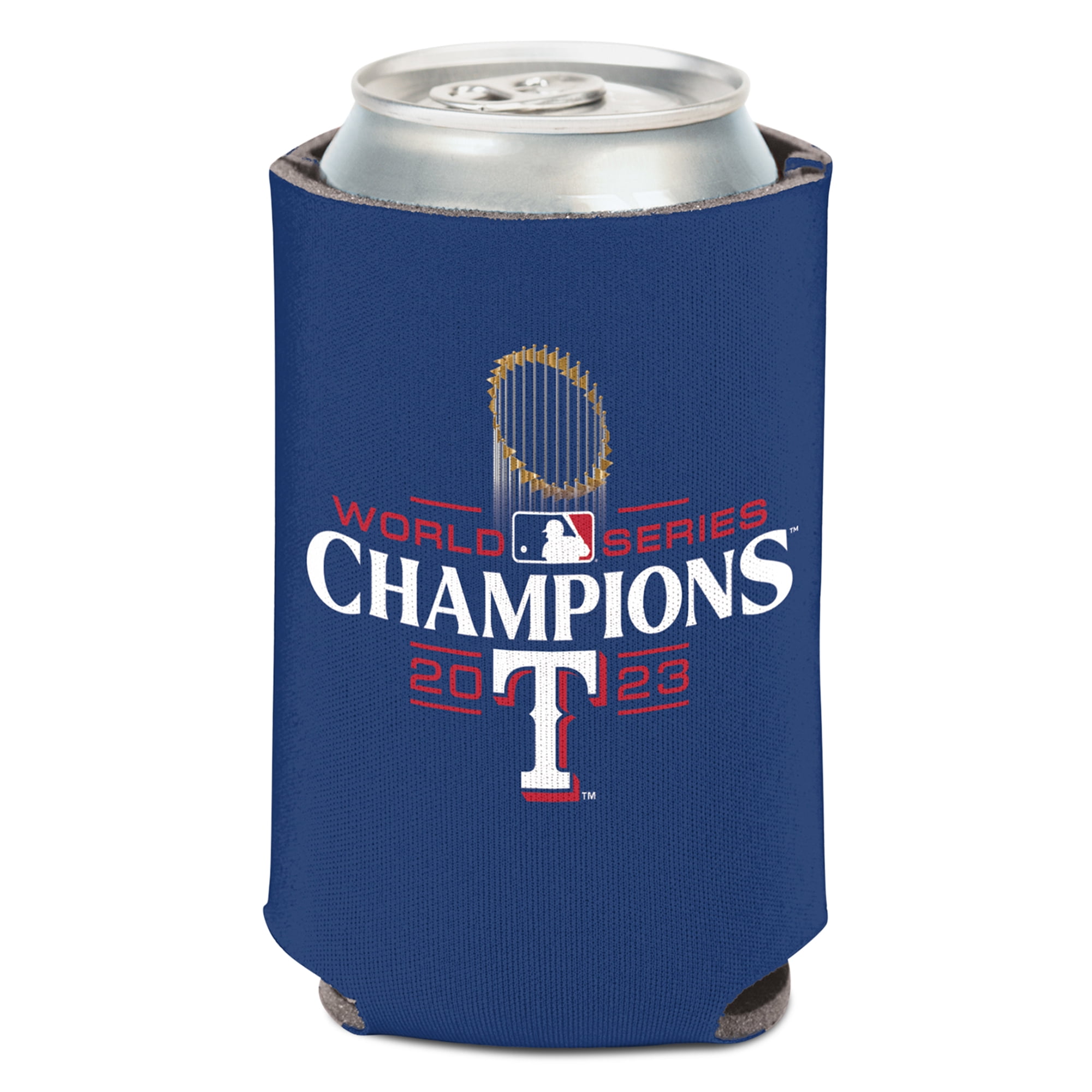 WinCraft MLB Texas Rangers 2023 World Series Champion Koozie, 12oz ...