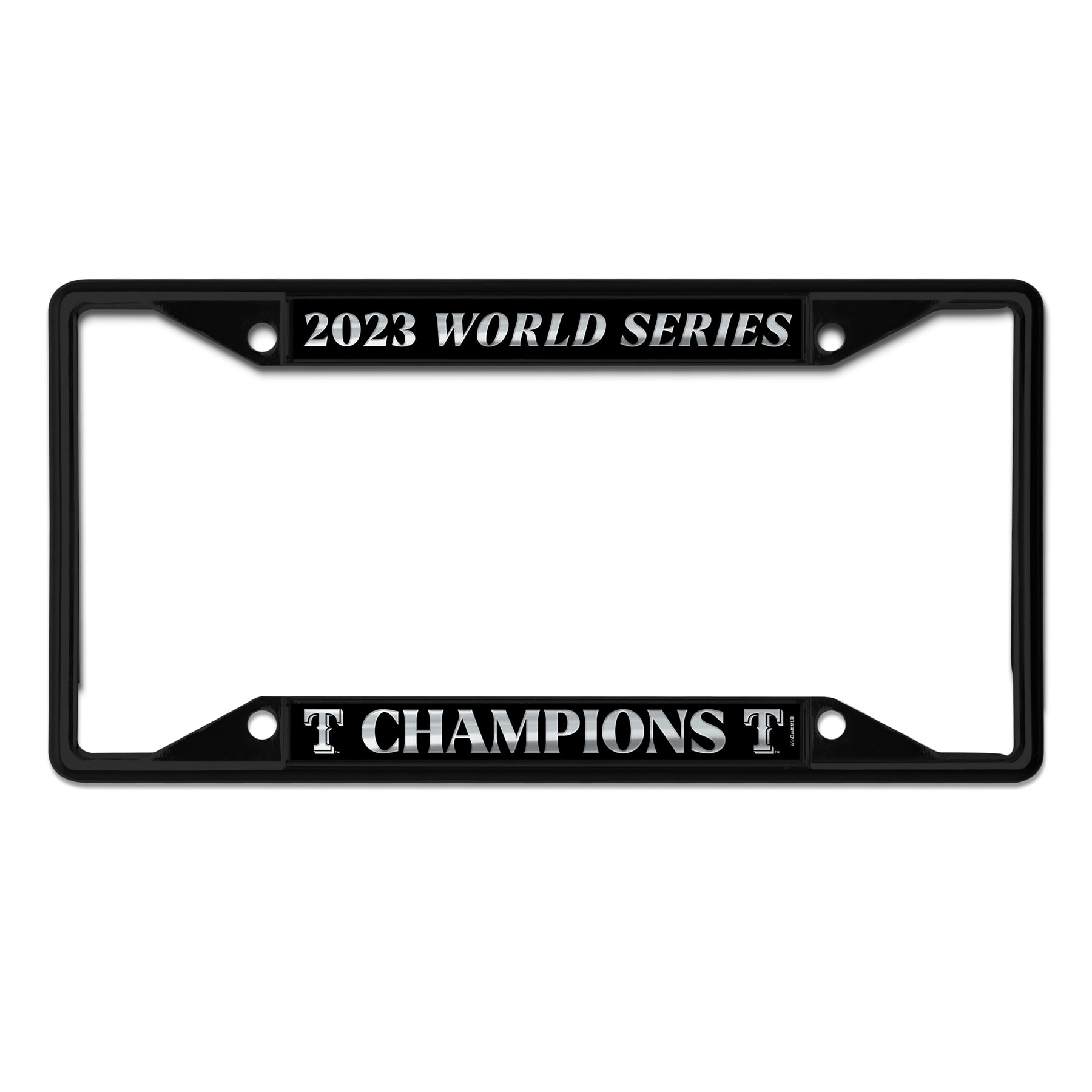 MLB Texas Rangers 2023 World Series Champion License Plate Frame ...