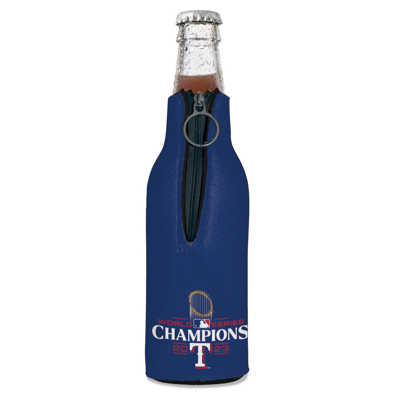 MLB Texas Rangers 2023 World Series Champion Zipper Bottle Cooler ...