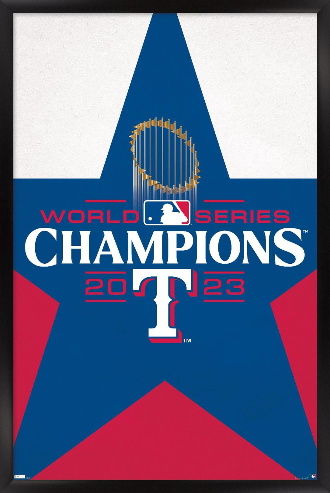 MLB Texas Rangers - 2023 World Series Team Logo Wall Poster, 22.375" x ...