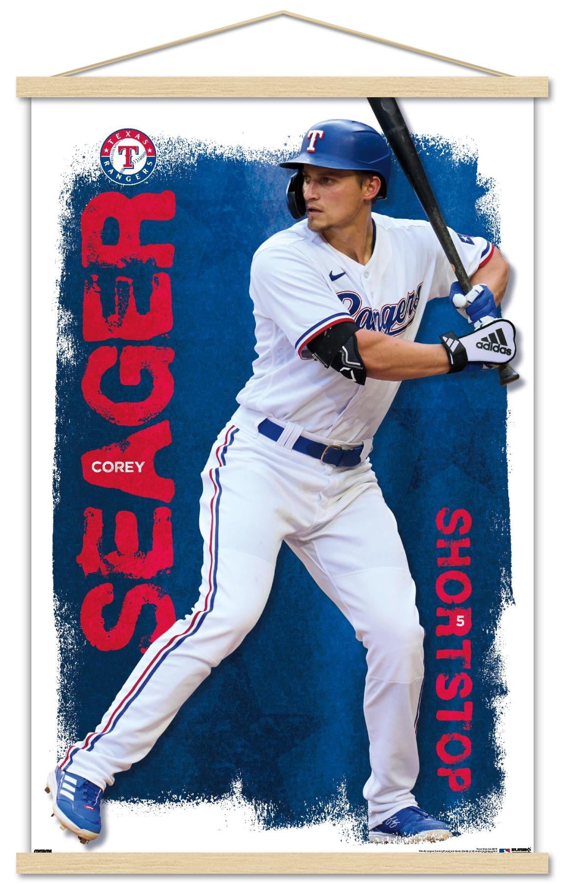 MLB Texas Rangers - Corey Seager 23 Wall Poster with Magnetic Frame, 22 ...