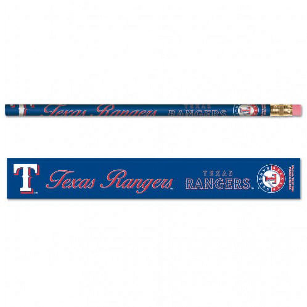 MLB Texas Rangers Prime 6 Pack Pencils - Walmart.com