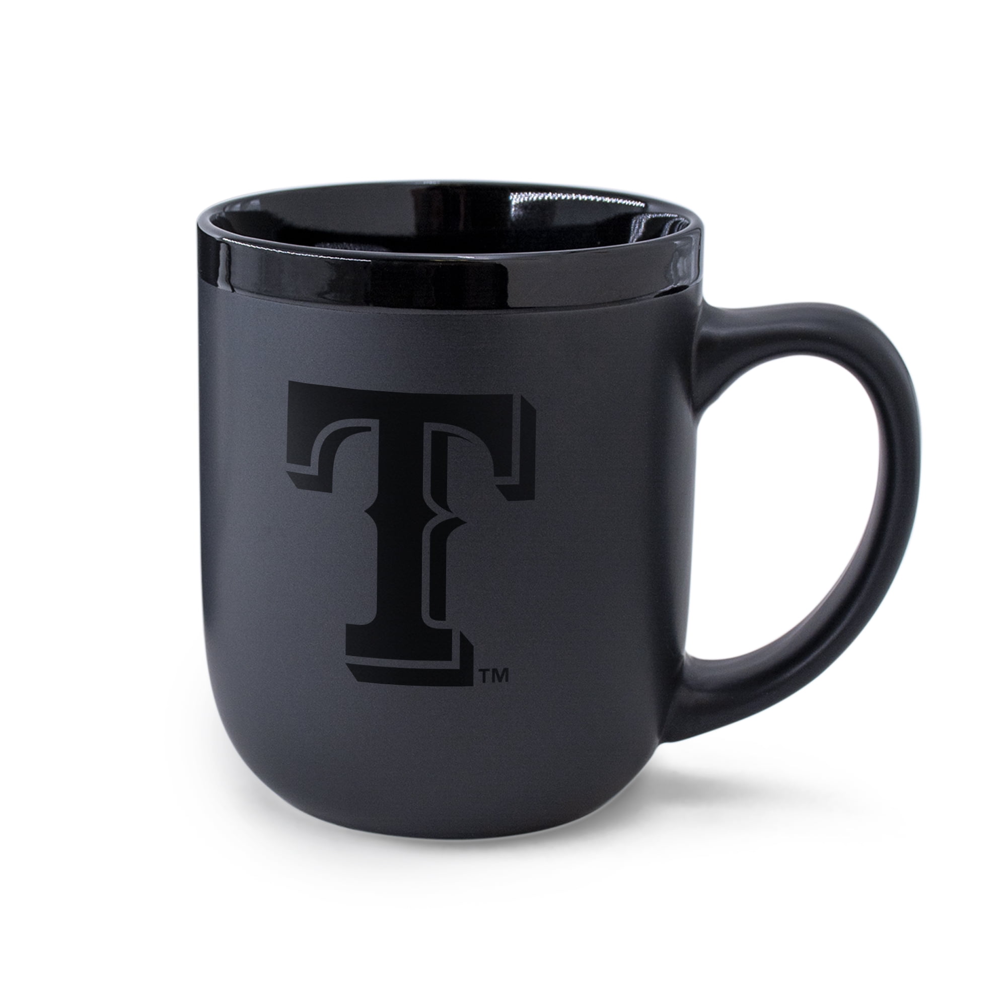 WinCraft Texas Rangers 17oz. Black Tonal Ceramic Mug - Walmart.com