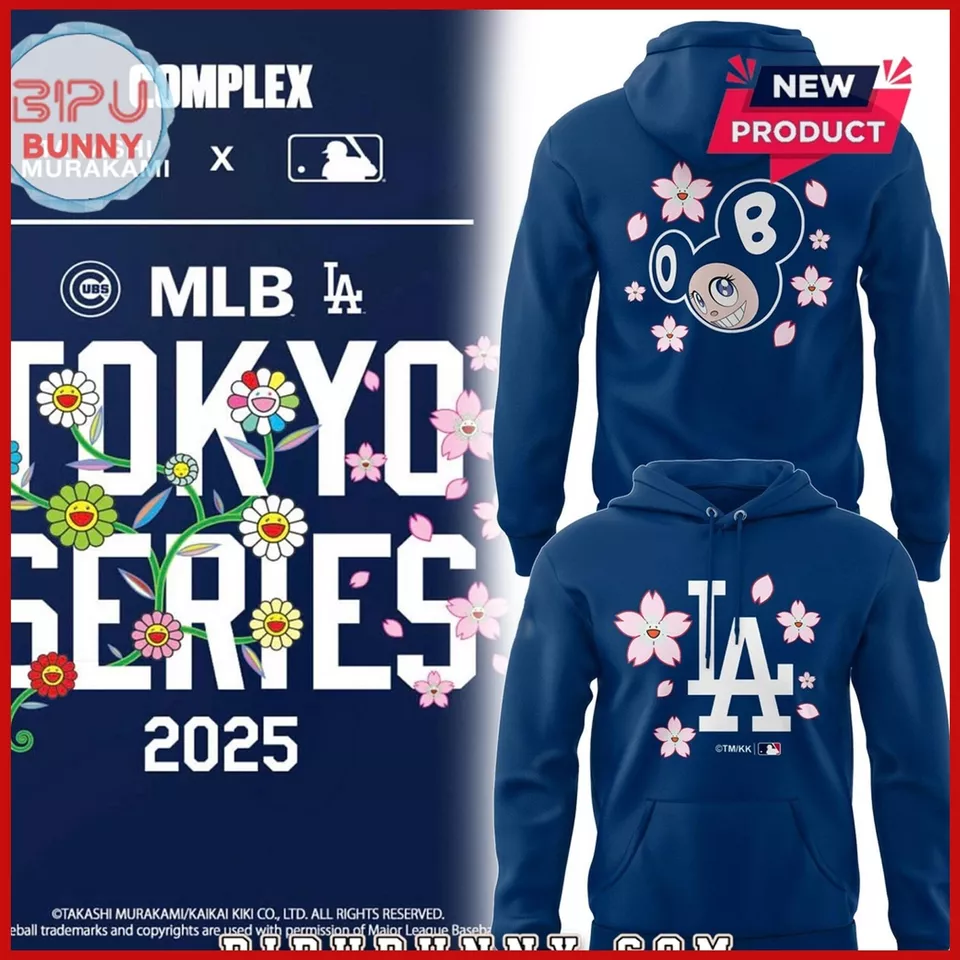 MLB Tokyo Series 2025 Los Angeles Dod.gers Hoodie - Walmart.com
