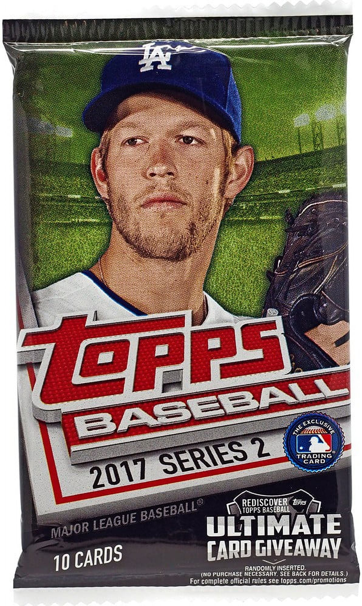 MLB Topps 2017 Series 2 Baseball Trading Card Pack (10 Cards) - Walmart.com
