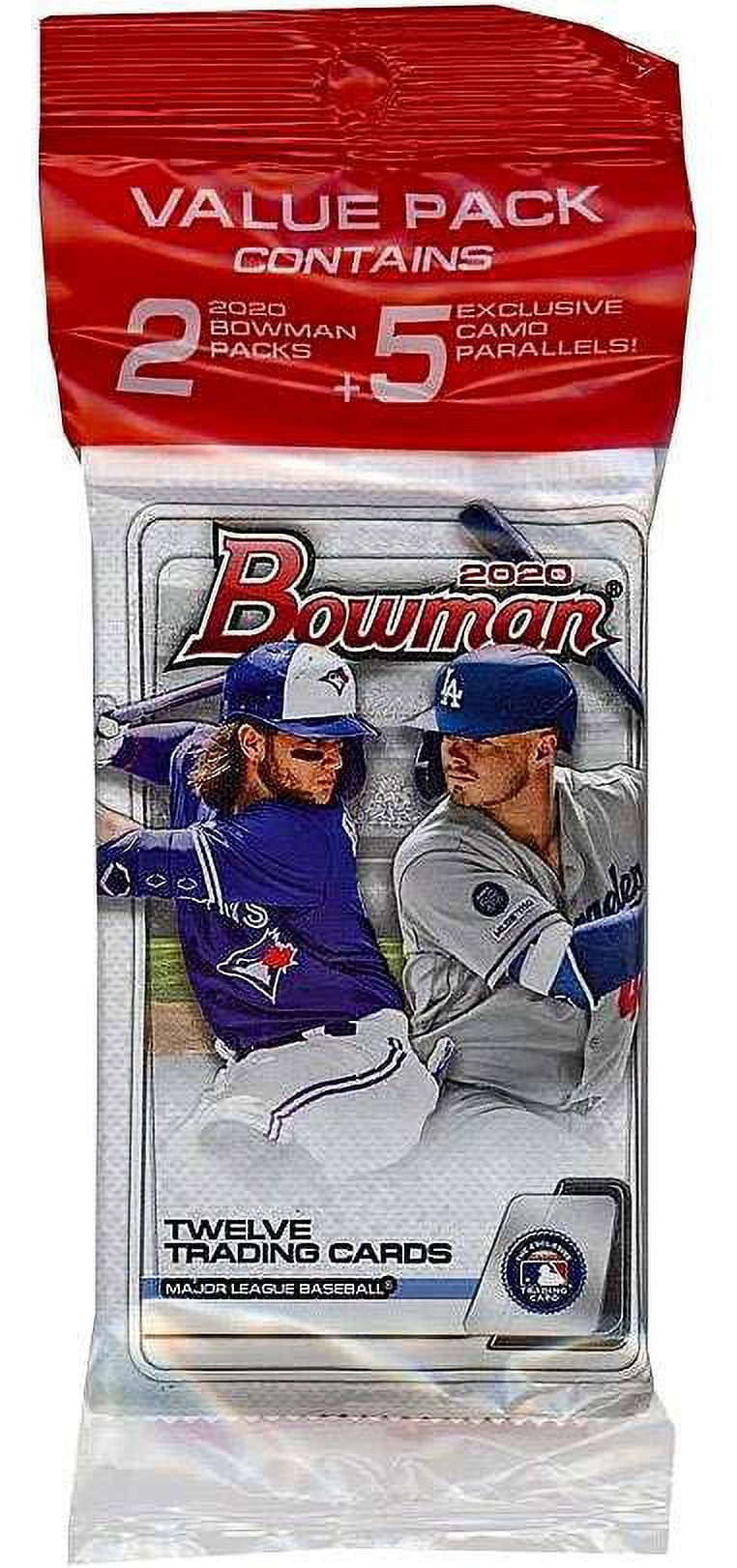 Collectible MLB Topps 2020 Bowman Baseball Trading Card VALUE Pack ...
