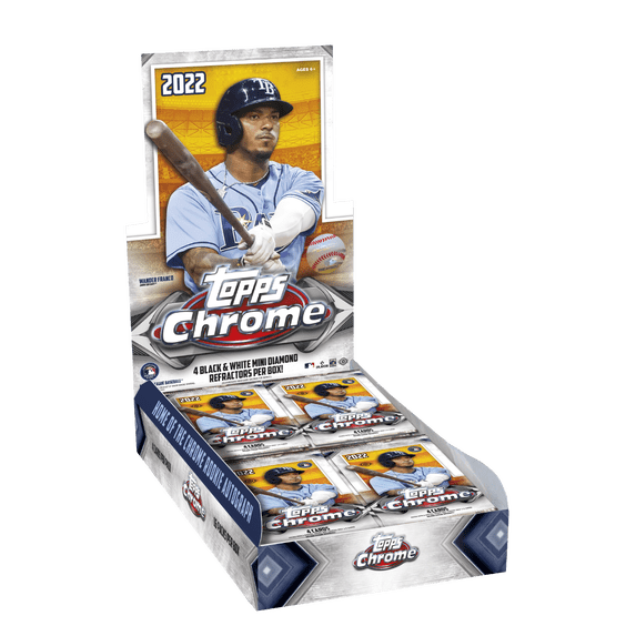 Topps 2022 Chrome Sonic Baseball Trading Card Hobby Lite Box, 16 Packs ...