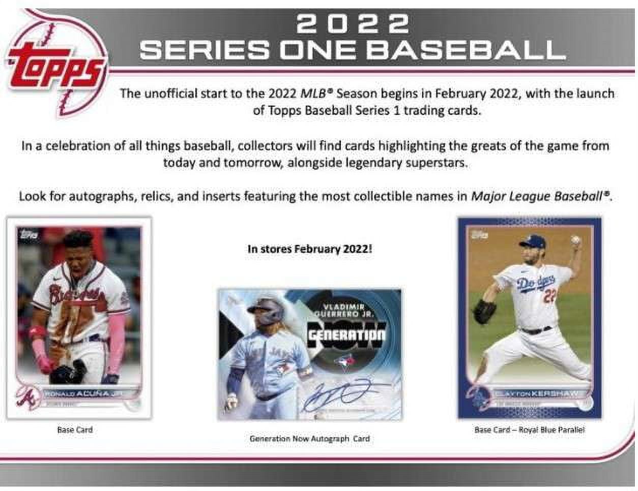 2022 Topps Baseball Hanger Box Series 1 - Walmart.com