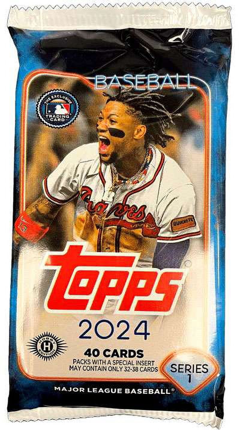 MLB Topps 2024 Series 1 Baseball Trading Card JUMBO Pack (40 Cards) - Walmart.com