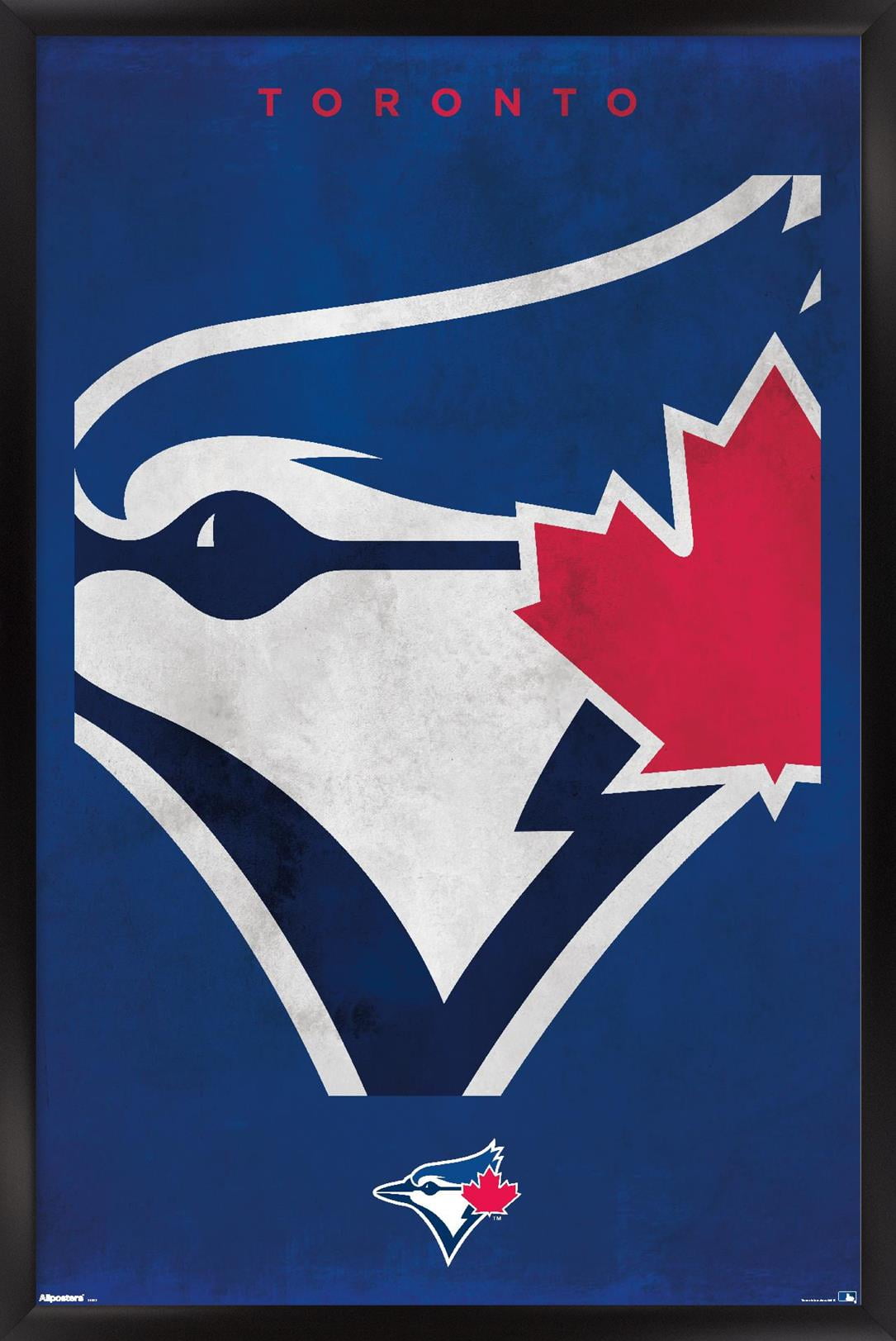 MLB Toronto Blue Jays - Logo 25 Wall Poster, 14.725" x 22.375" Framed - Walmart.com